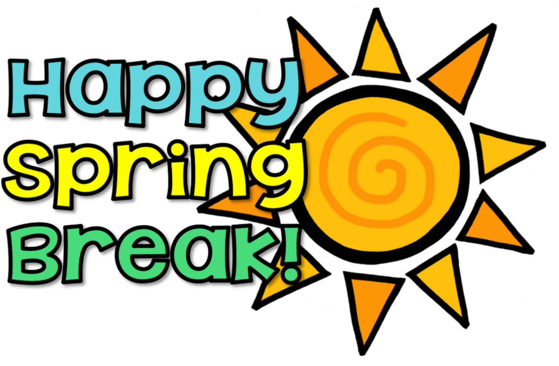 Happy - Have A Great Spring Break Clipart - Full Size Clipart (#2585 ...