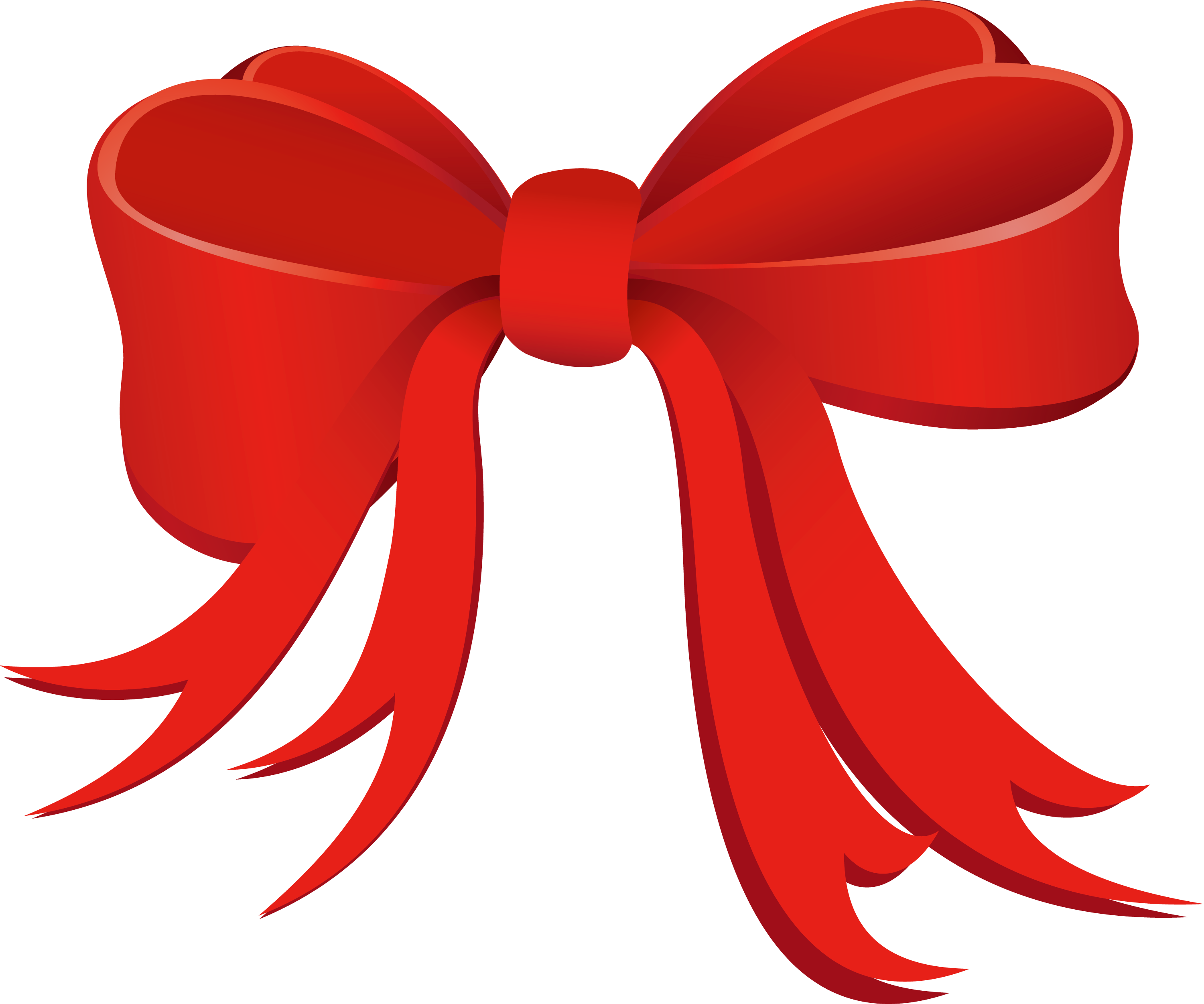 Holiday - Red Bows Clip Art - Png Download - Full Size Clipart (#2886 ...