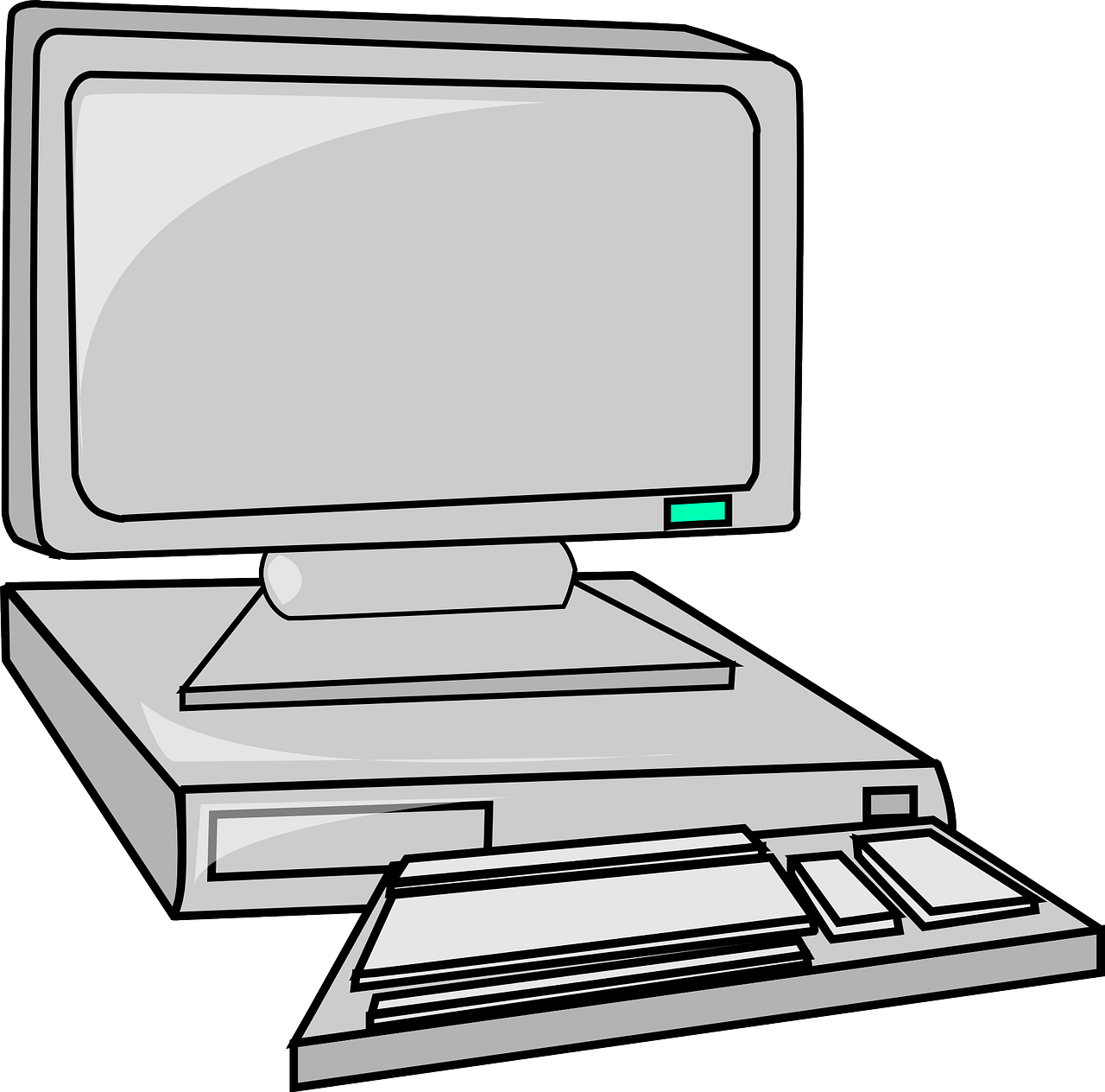 Download Free Vector Desktop Computer Clip Art - Computer Clip Art ...