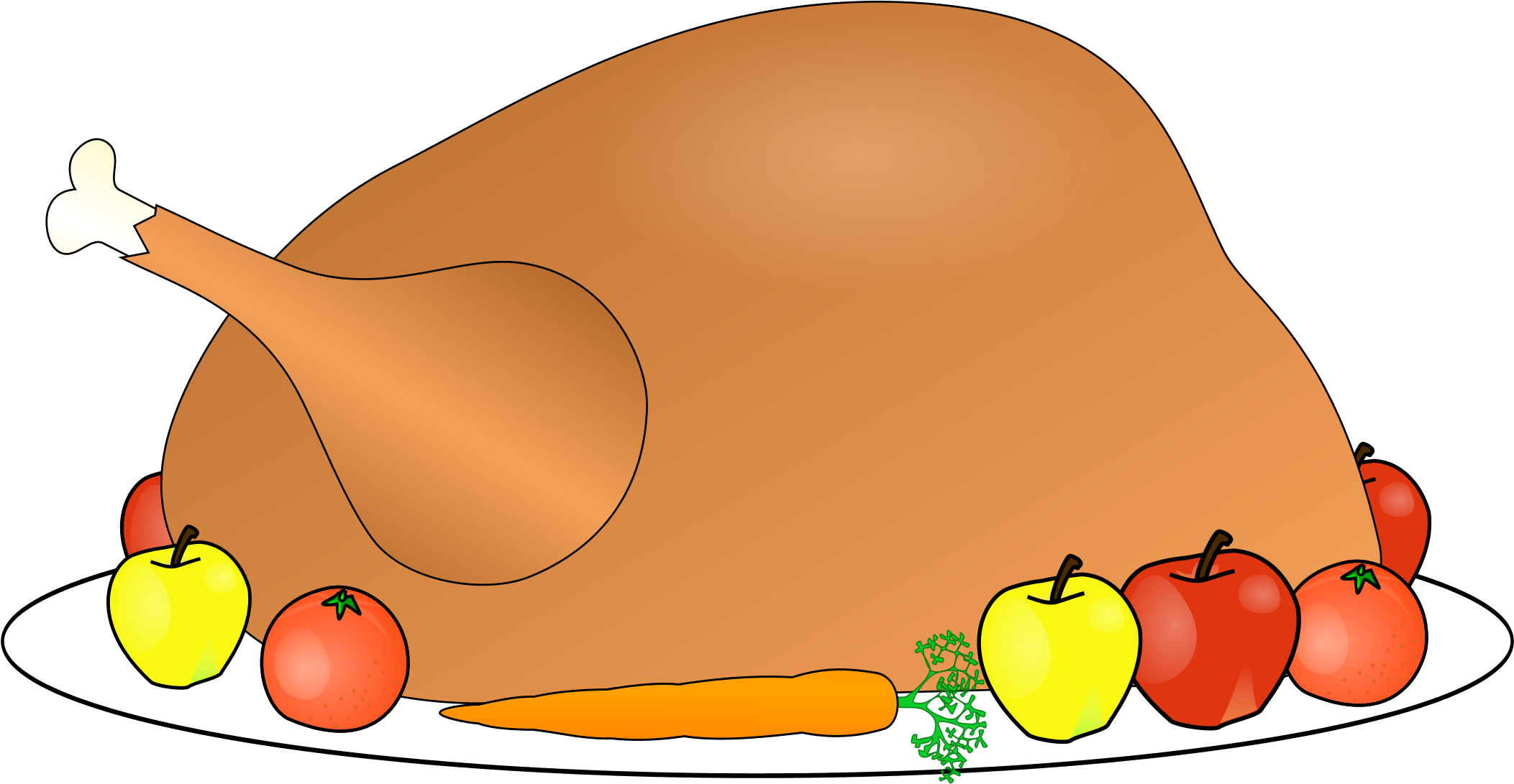 Download Thanksgiving Turkey Turkey Dinner Clipart Free Clipart ...
