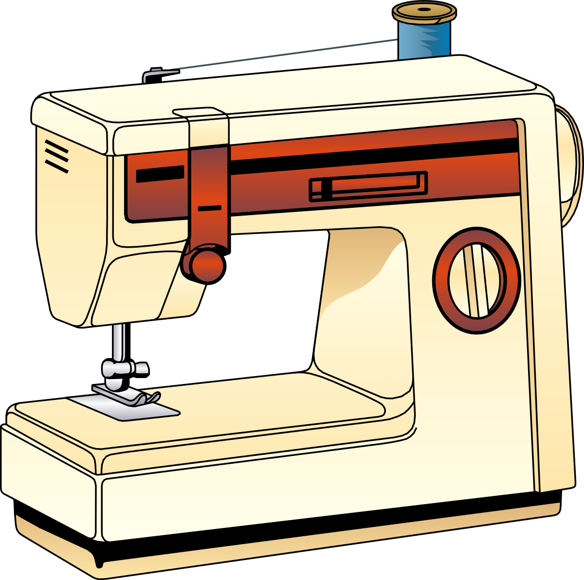 Machine Clipart Transparent - Sewing Machine Clipart Png - Full Size ...