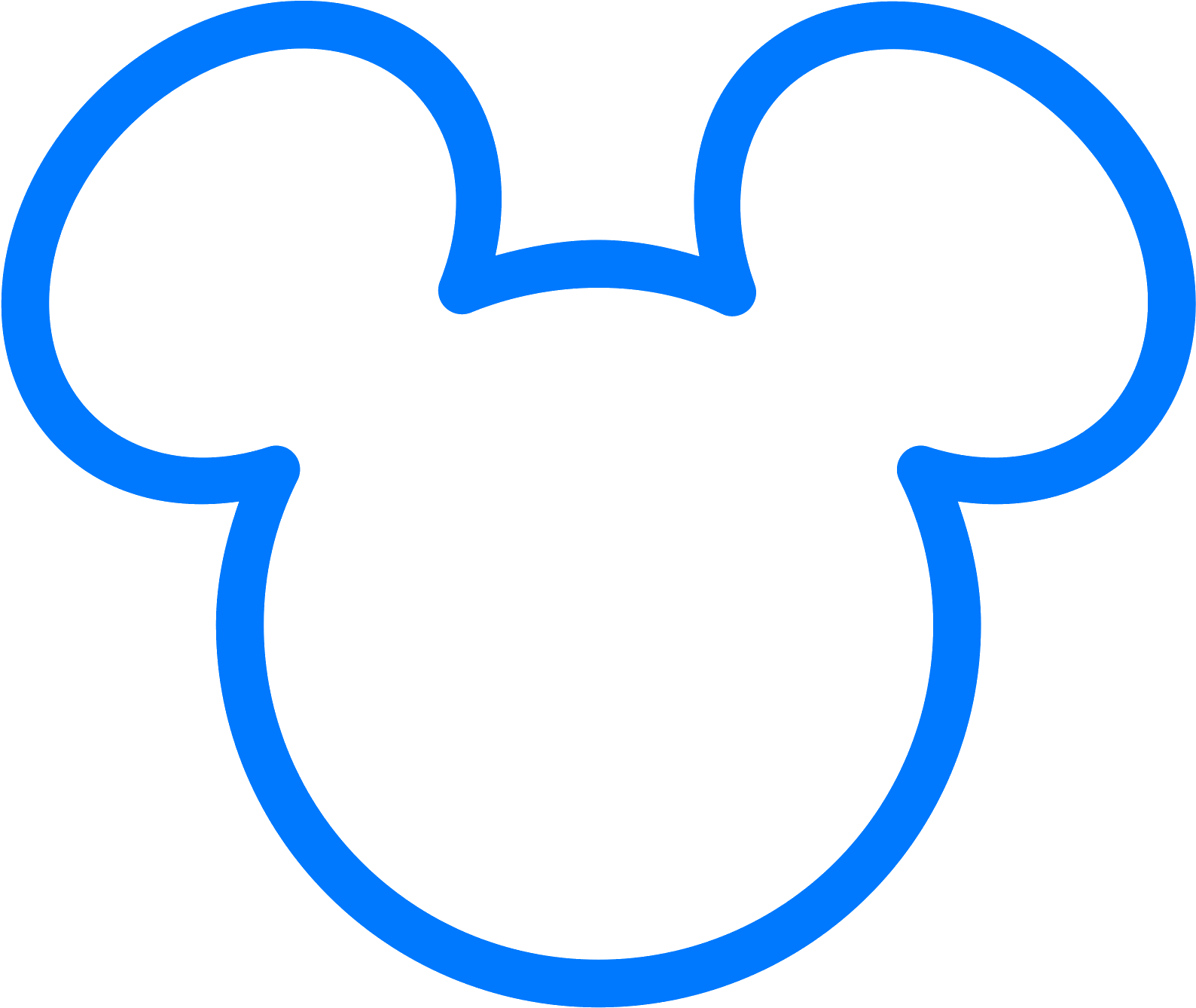 Graphic Download Line Mickey Mouse The Walt Company Mickey Mouse 