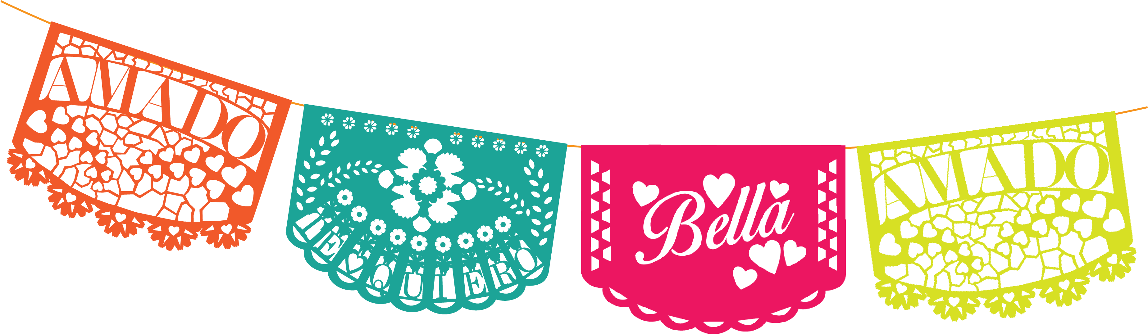Mexican Cuisine Paper Clip Art Fiesta Papel Picado Mexicano Png