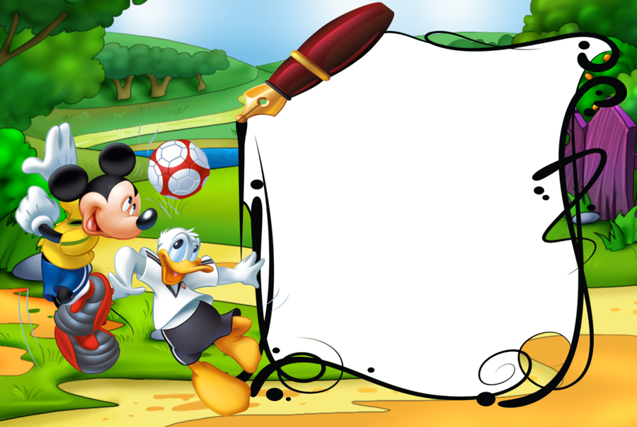 Frame Kids Png Clipart Borders And Frames Clip Art - Mickey Mouse Frame ...