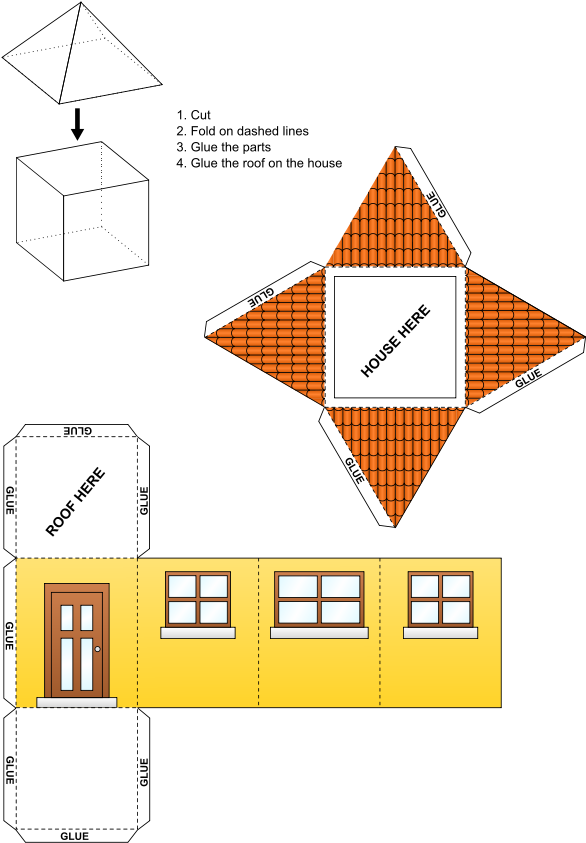 This Free Clip Arts Design Of Paper House Template - Paper - Png ...