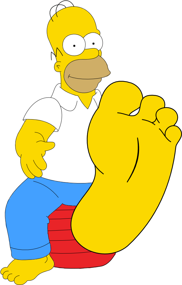 Homer Simpson Shows His Foot By Skippy1989-da3rg0v - Simpson Feet ...