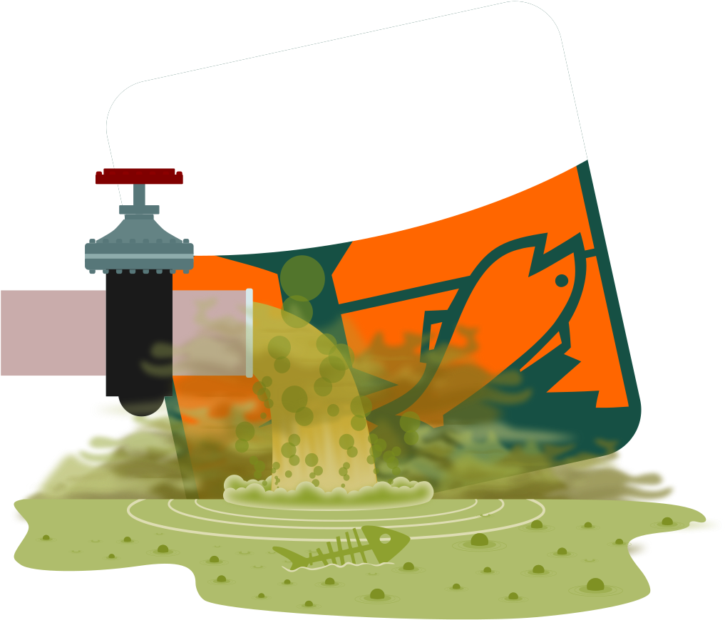 File - Water Pollution - Svg - Water Pollution Png Clipart - Full Size ...