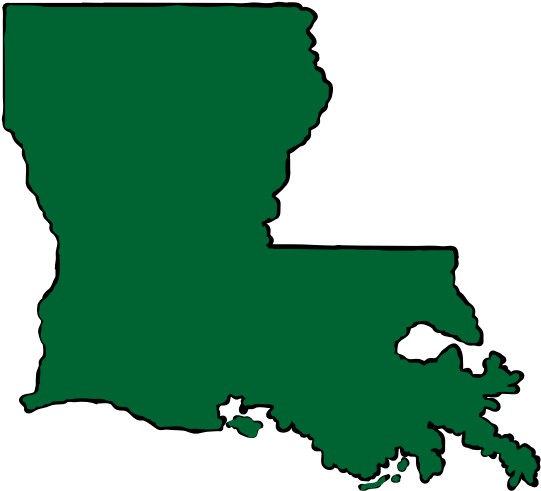 Download Labd - State Of Louisiana Vector Clipart (#1004686) - PinClipart