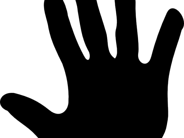 Hand Print Clipart - Human Action - Png Download - Full Size Clipart ...
