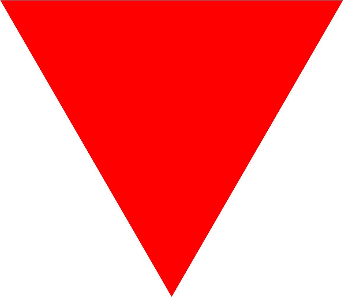 Download Clipart Shapes Triangle - Red Arrow Down - Png Download ...