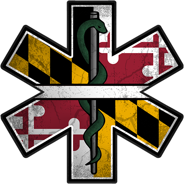 Maryland Ems Decal - Emergency Medical Services Clipart - Full Size ...