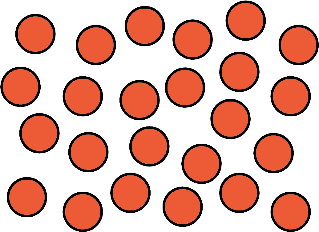 Particle Clipart Matter Energy - Diagram Of Particles In A Solid Liquid ...