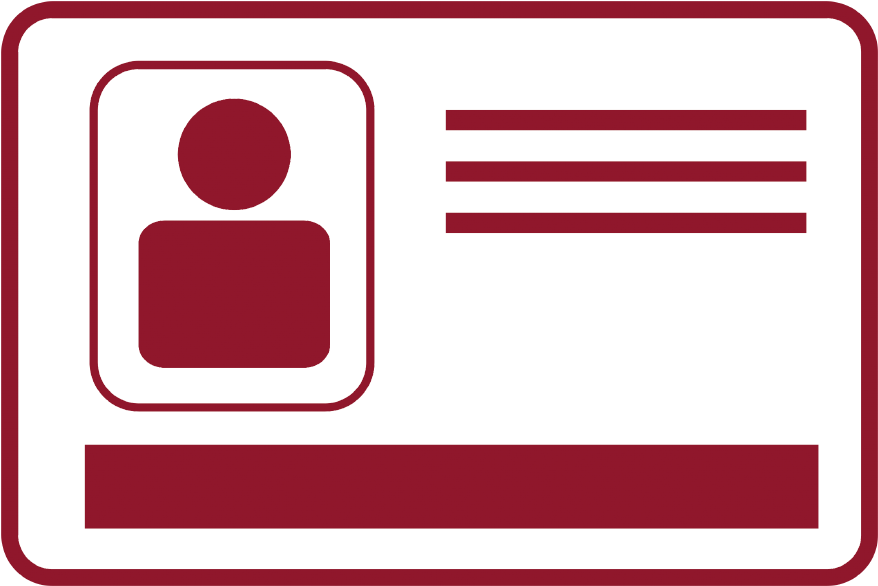 Card Management Icon Left - Registration Card Icon Clipart - Full Size ...