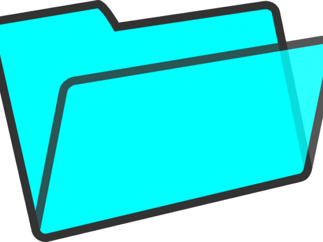 Folder Clipart Blue Folder - Green - Png Download - Full Size Clipart ...