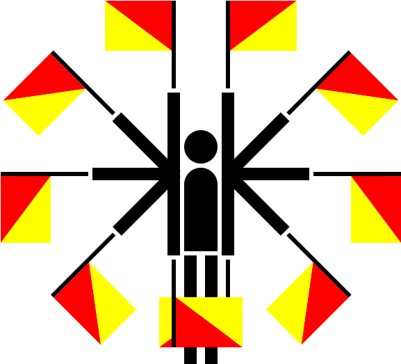 Semaphore Positions Clipart Png Transparent Png - Full Size Clipart ...