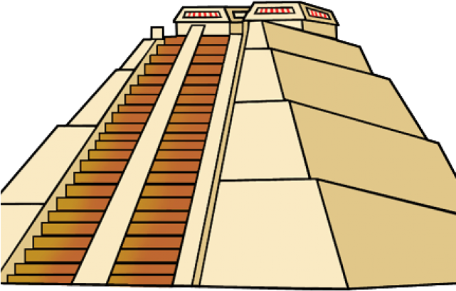 Pyramid Clipart Architecture - Aztec Pyramids Clip Art - Png Download ...