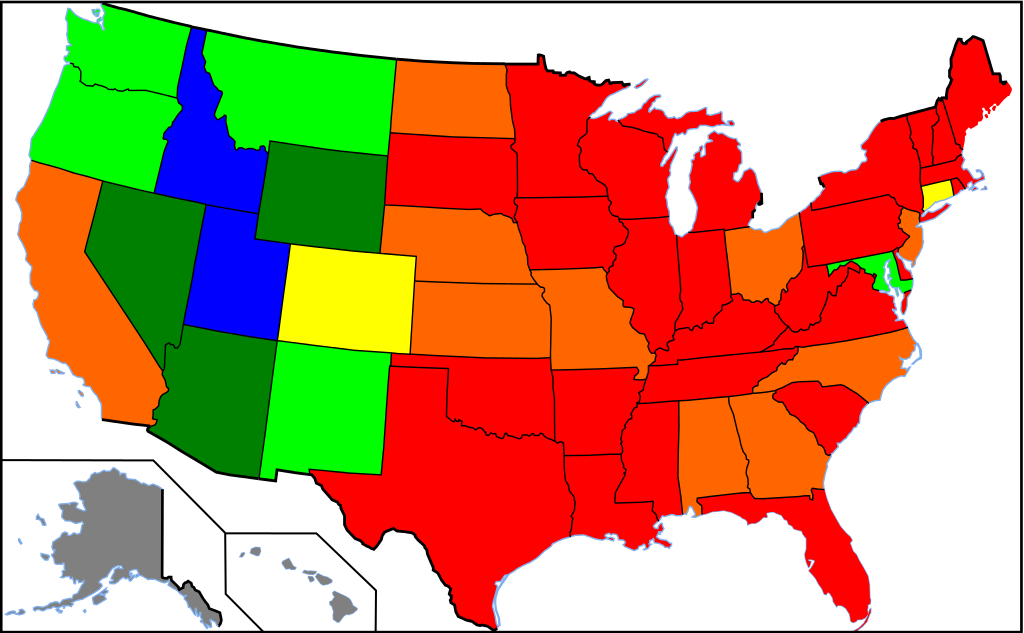 320 × 198 Pixels - Millennial Voting Map 2016 Clipart - Full Size ...