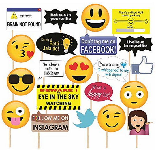 Download Emoji Photobooth Props-21pcs - Photo Booth Clipart (#1039179 ...