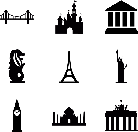 Download Landmark Clipart Transparent - Landmarks Icon - Png Download ...