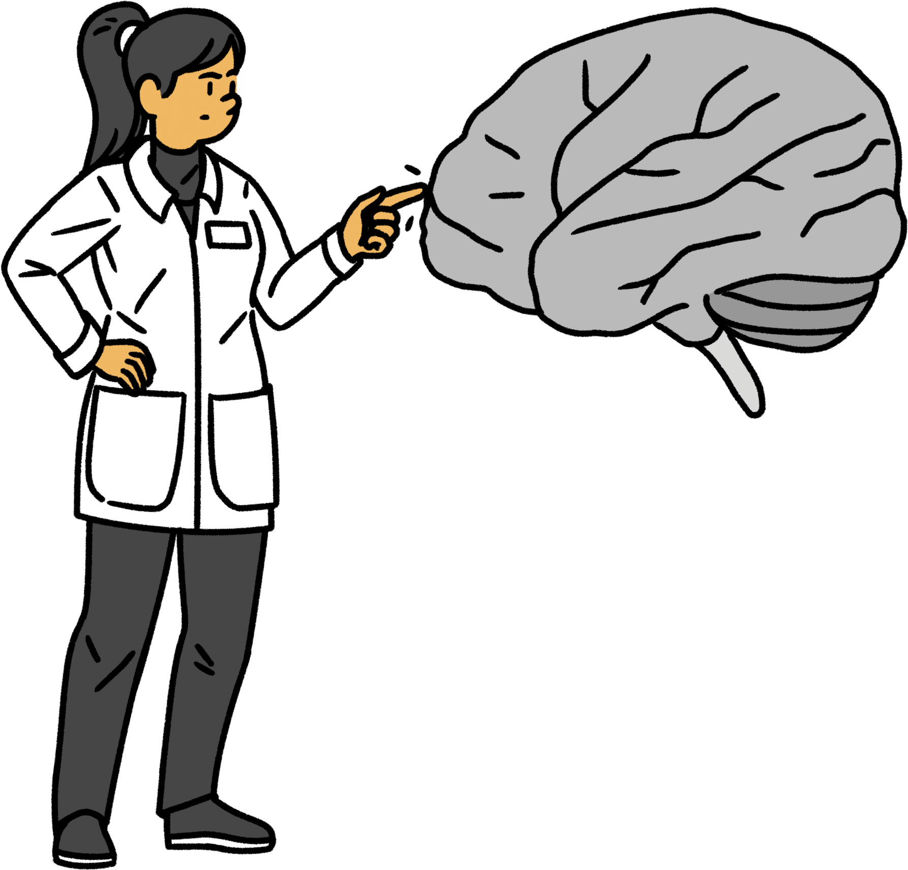 Giving A Nudge - Cartoon Clipart - Full Size Clipart (#1044457 ...