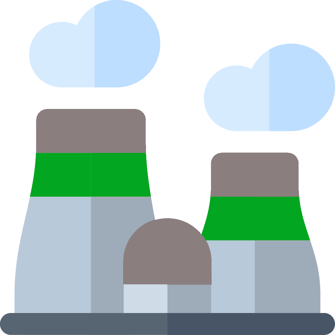 Power Plants - Geothermal Power Plant Cartoon Clipart - Full Size ...