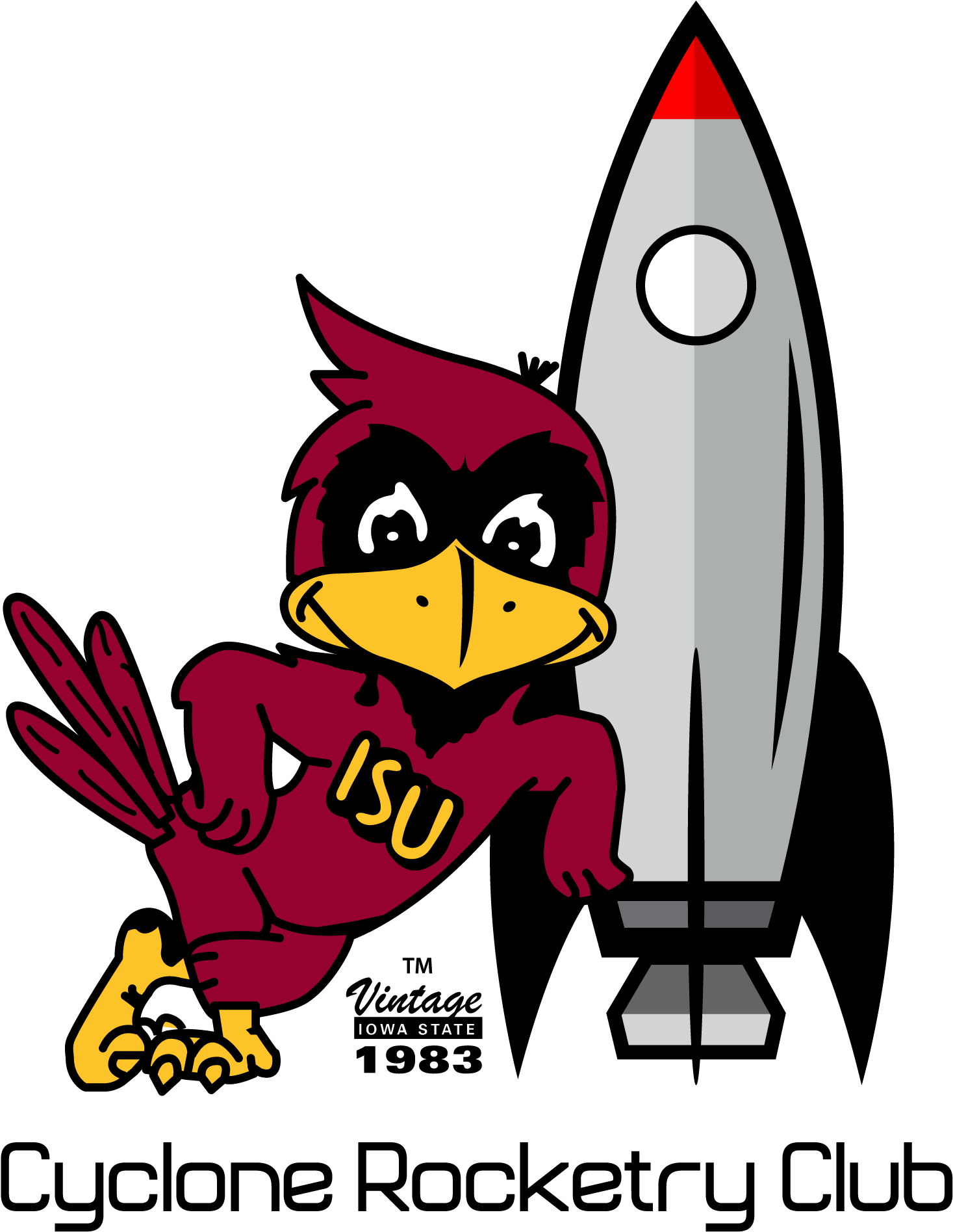 Download Iowa State Leaning Cy Clipart (#1048831) - PinClipart
