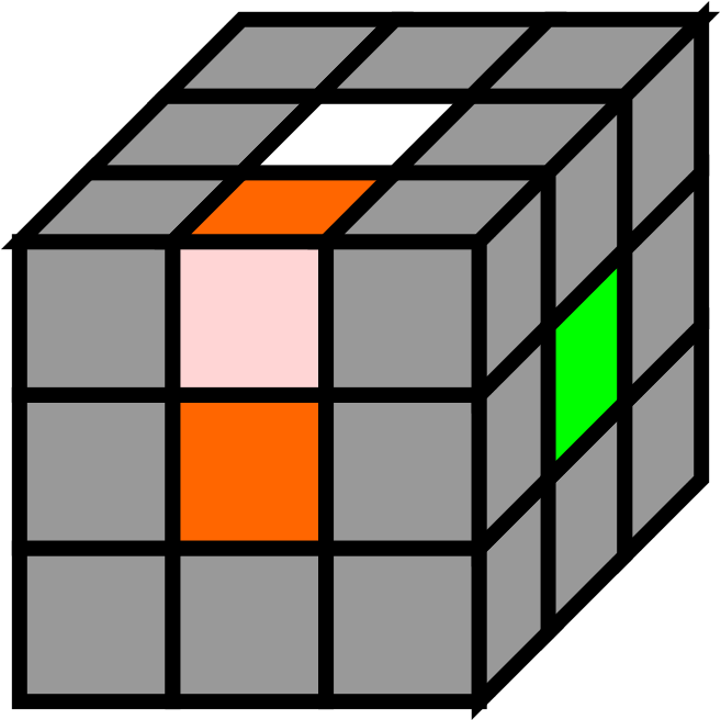 Rubik's Cube Beginner's Method - Rectangular Prisms With Cubes Clipart ...