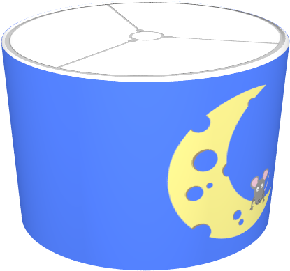 Mouse On The Cheese Moon - Cartoon Clipart - Full Size Clipart ...