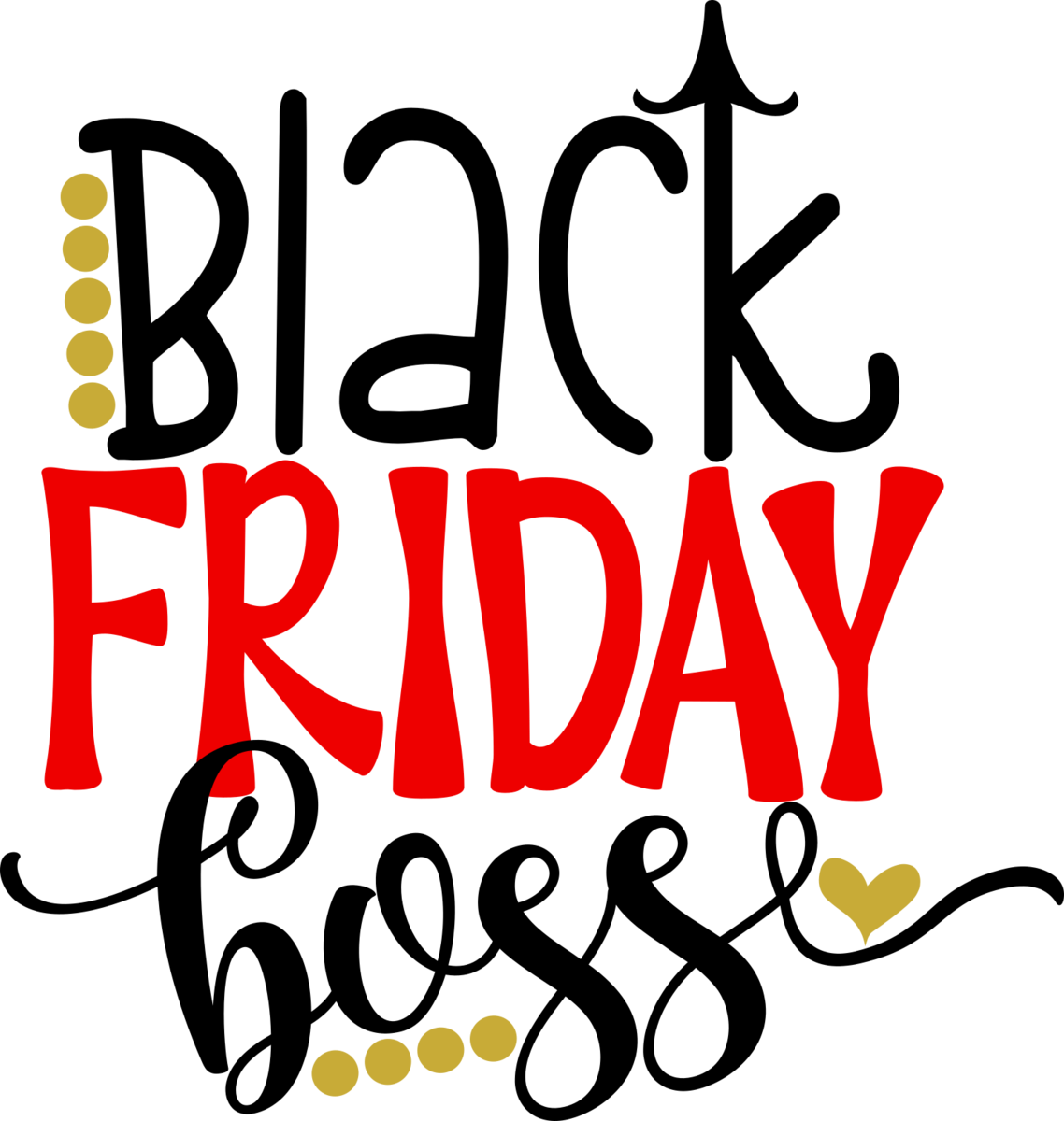 Black Friday Boss Clipart - Full Size Clipart (#1074874) - PinClipart