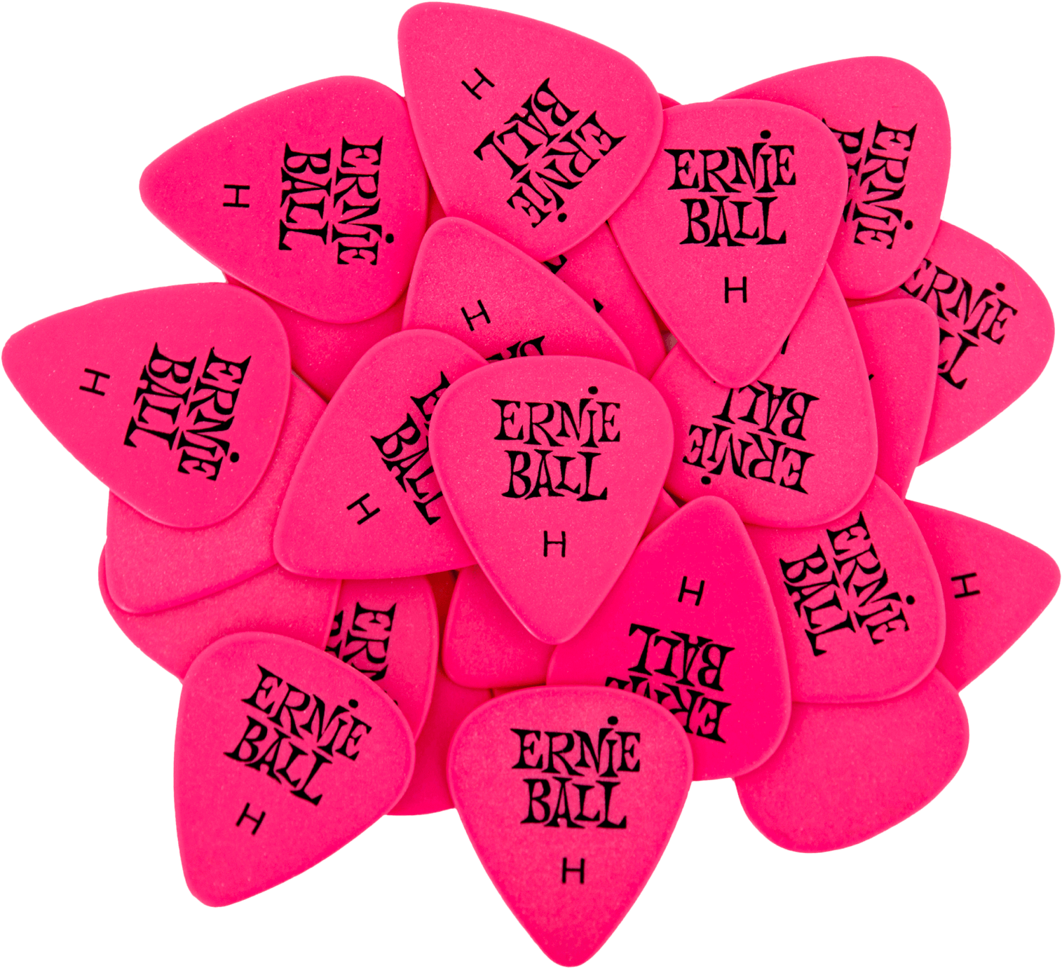 Ernie Ball Heavy Pink Picks Bag Of 144 Clipart - Full Size Clipart ...