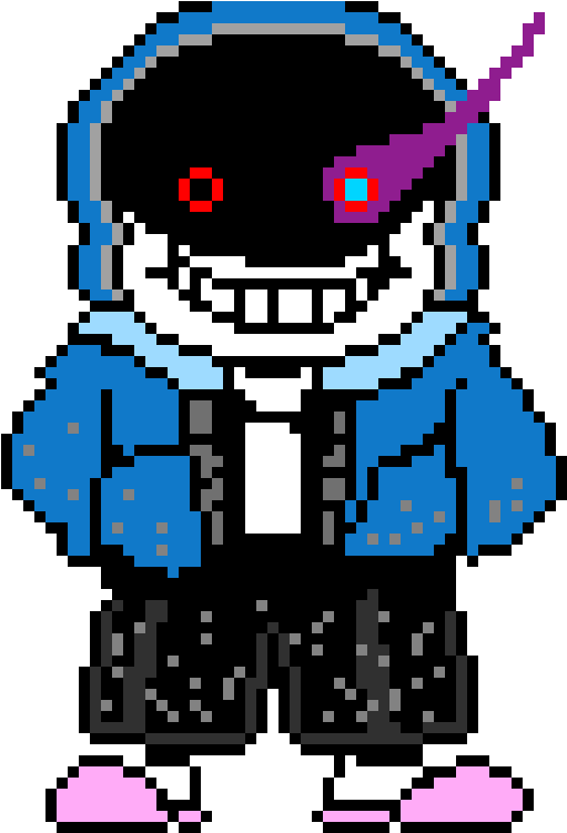 Murder/dust Sans Sprite - Dust Sans Pixel Art Clipart - Full Size ...