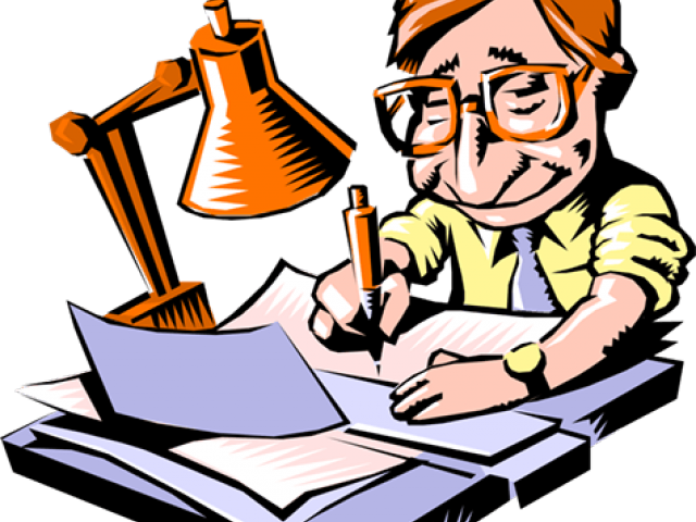 Download Writer Cartoon Clipart (#1089872) - PinClipart