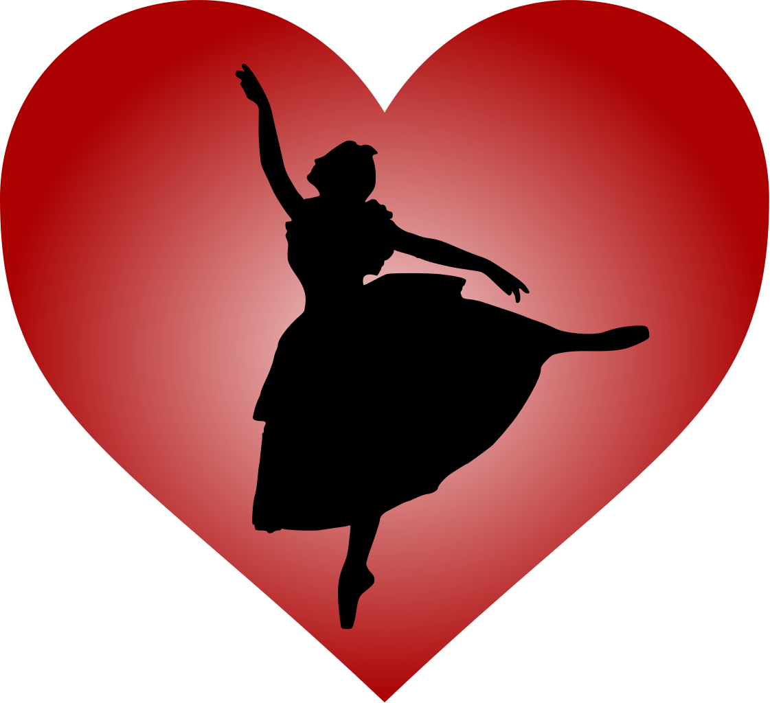 Ballet Svg Pink - Happy Valentine Day Ballet Clipart - Full Size ...
