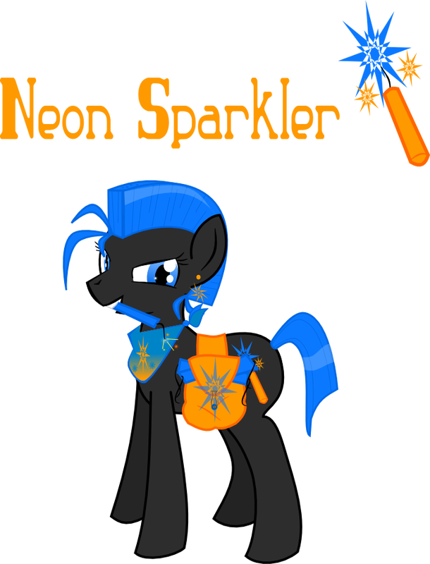 my New Oc Neon Sparkler - Cartoon Clipart - Full Size Clipart ...