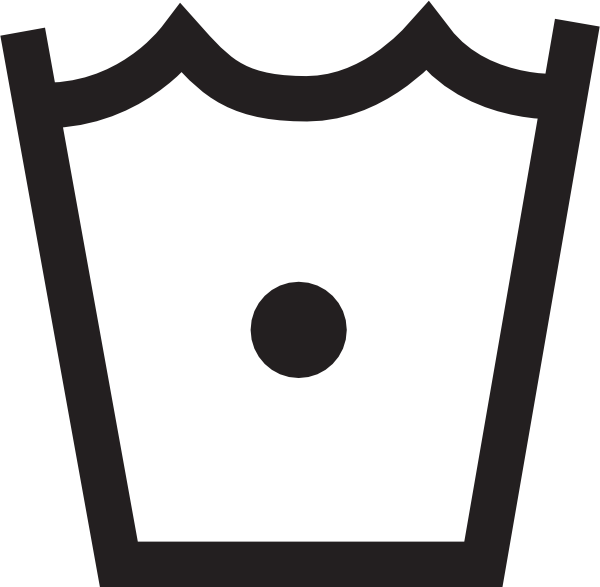 Warm Machine Wash Symbol Clipart - Full Size Clipart (#1093574 ...