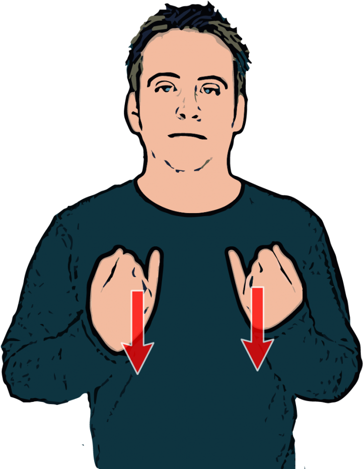 Sick British Sign Language Dictionary Clip Art Library - Sign Language ...