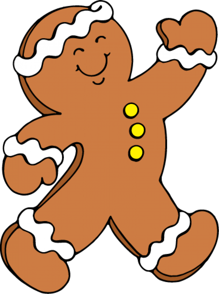 Permalink To Gingerbread Man Clipart - Running Gingerbread Man Clipart ...