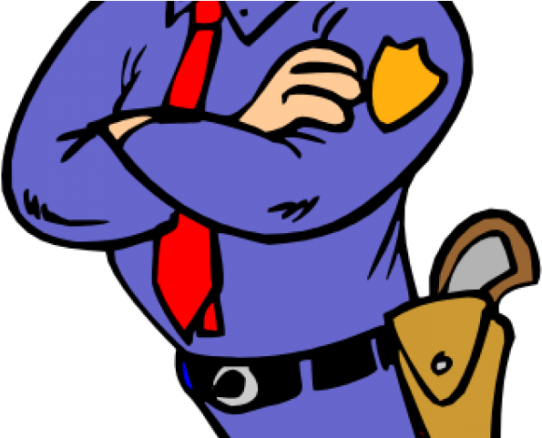 Original - Cartoon Police Officer Transparent Clipart - Full Size ...