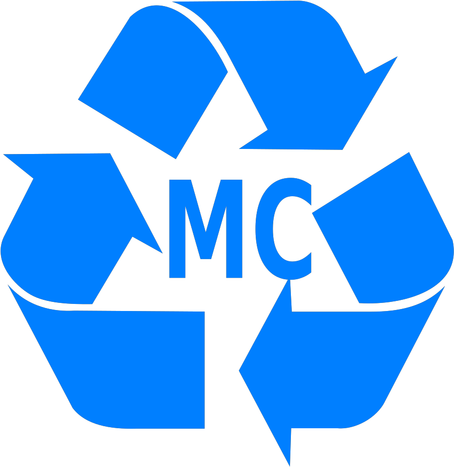 Blue Recycling Logo Svg Clip Arts 582 X 599 Px - Png Download - Full ...