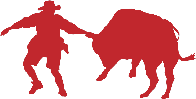 Goat Tying - Rodeo Bull Fighter Clipart - Png Download - Full Size ...