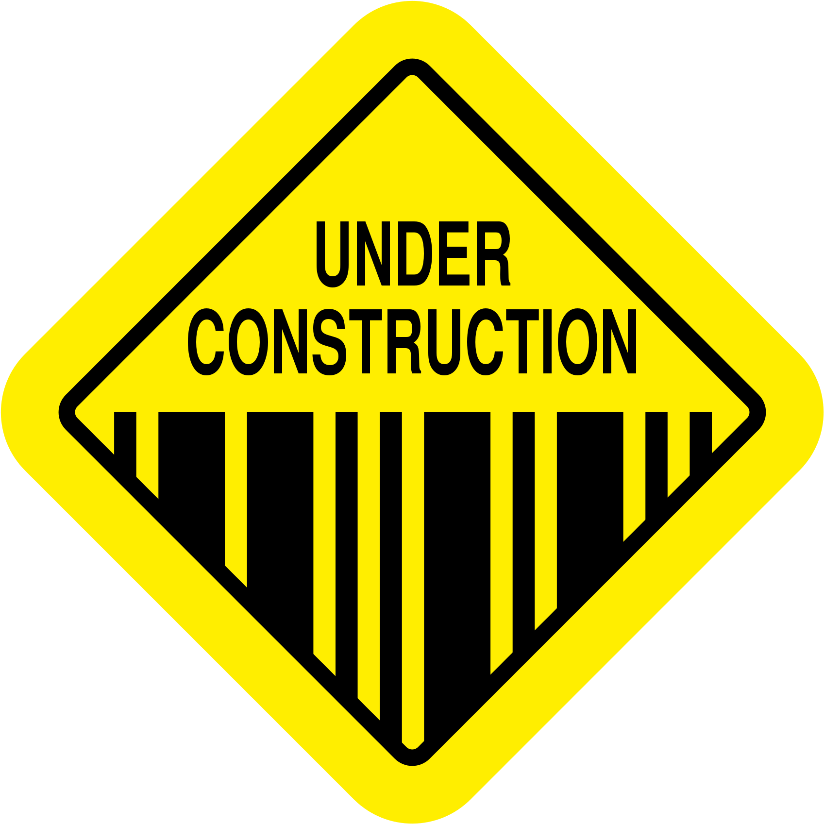 Download Earthquake Vector Caution - Under Construction Sign Svg ...