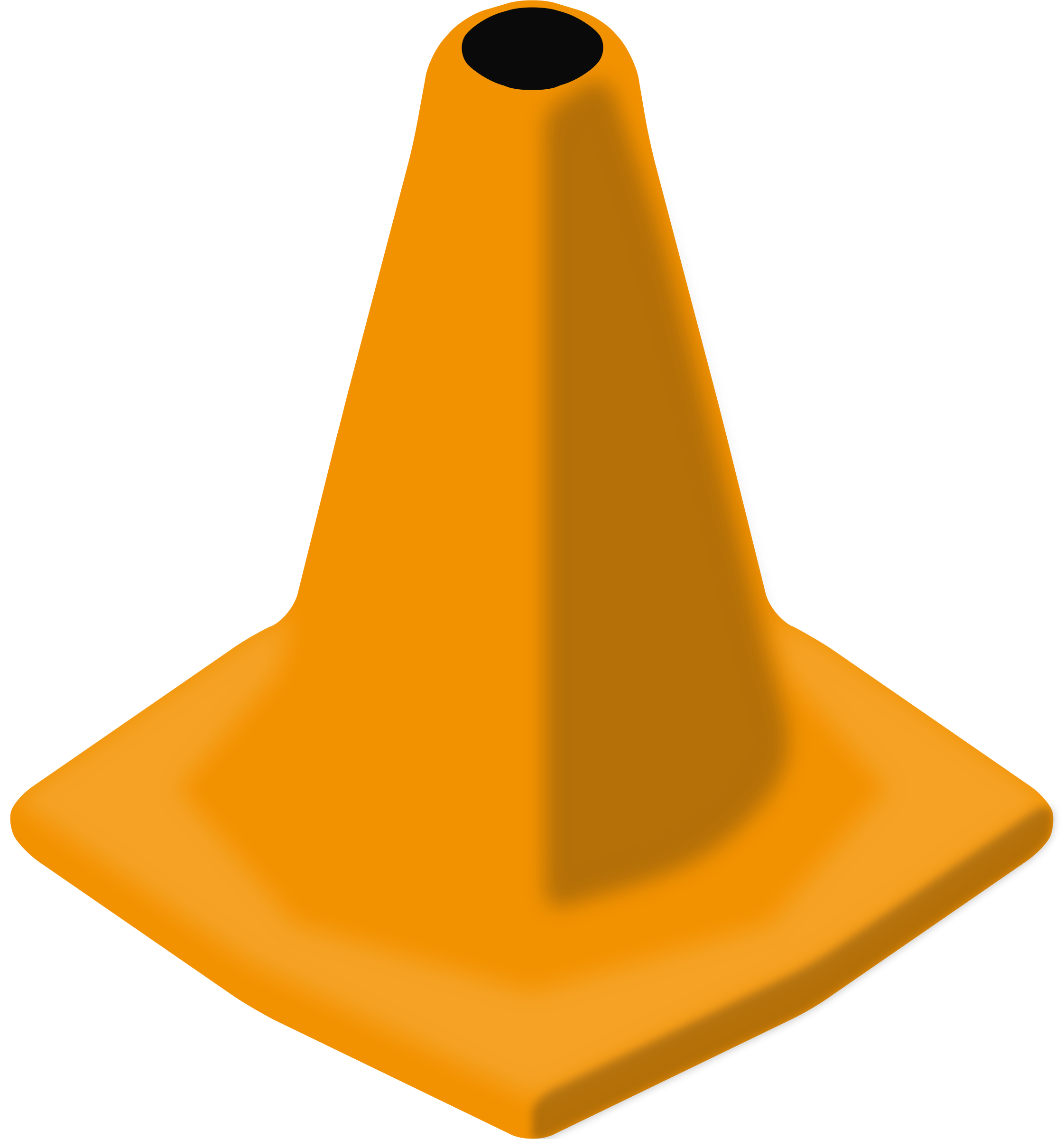 Clipart Royalty Free Stock Caution Clipart Cone - Pylon Clipart - Png ...
