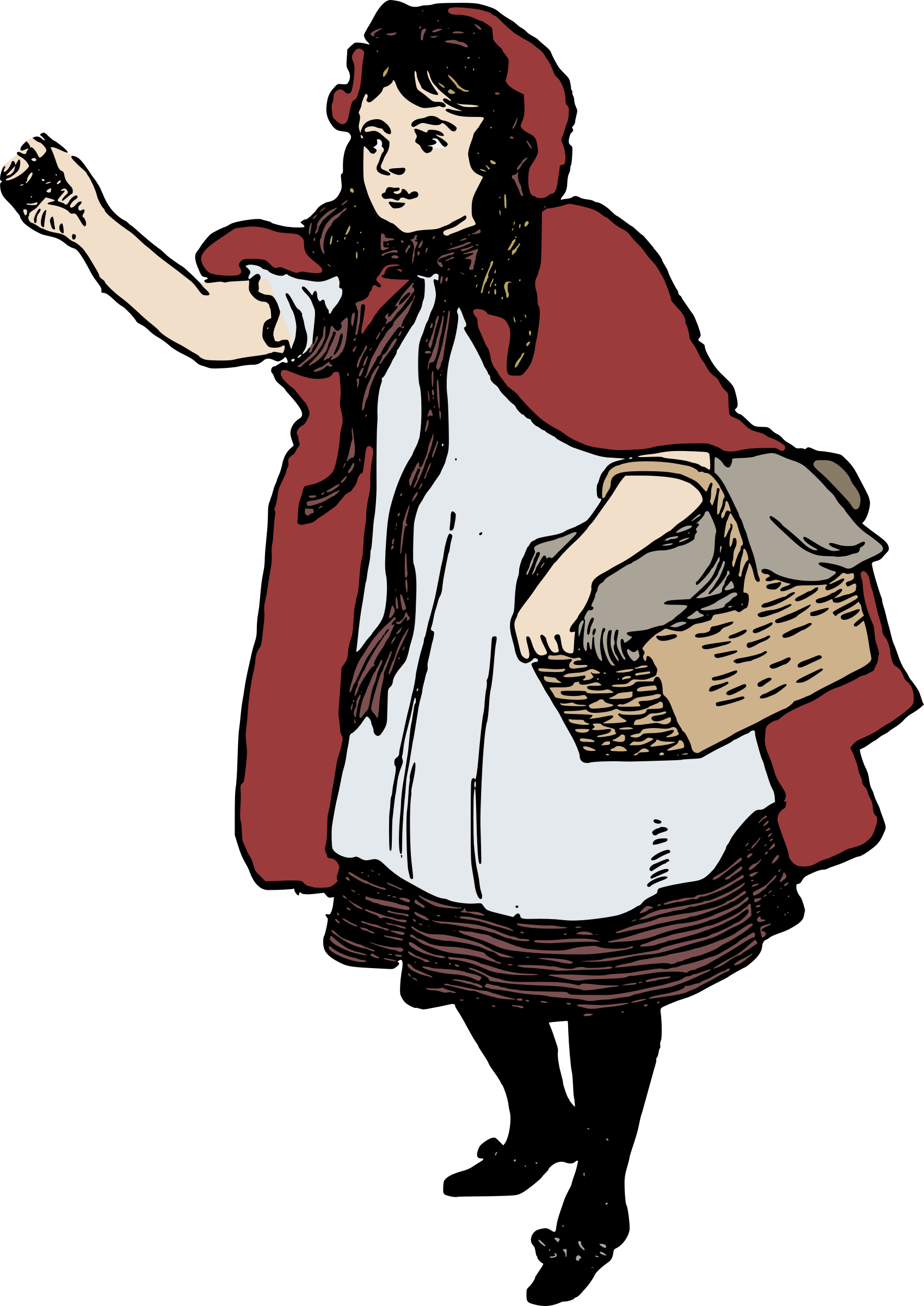 Red Riding Hood Clipart Transparent - Red Riding Hood Clipart - Png ...