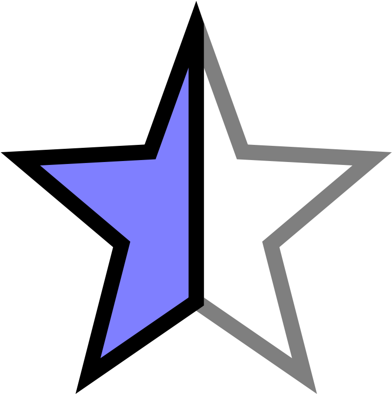 Open - - Star Icon Transparent Background Clipart - Full Size Clipart ...