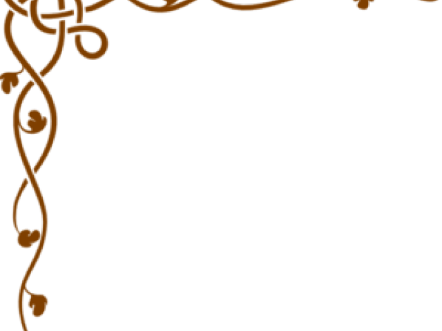 Download Curl Clipart Vine Design - Simple Border Side Design - Png ...