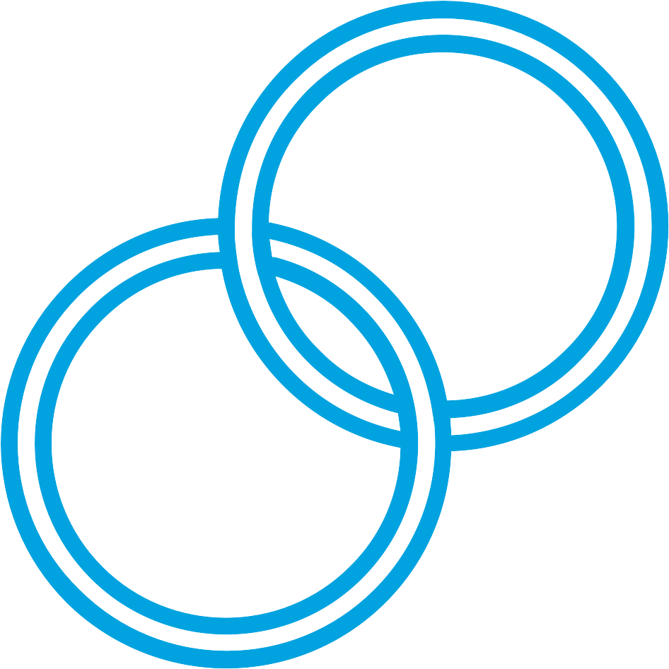 Interlocking Rings - Icon Hetero Clipart - Full Size Clipart (#1104377 ...