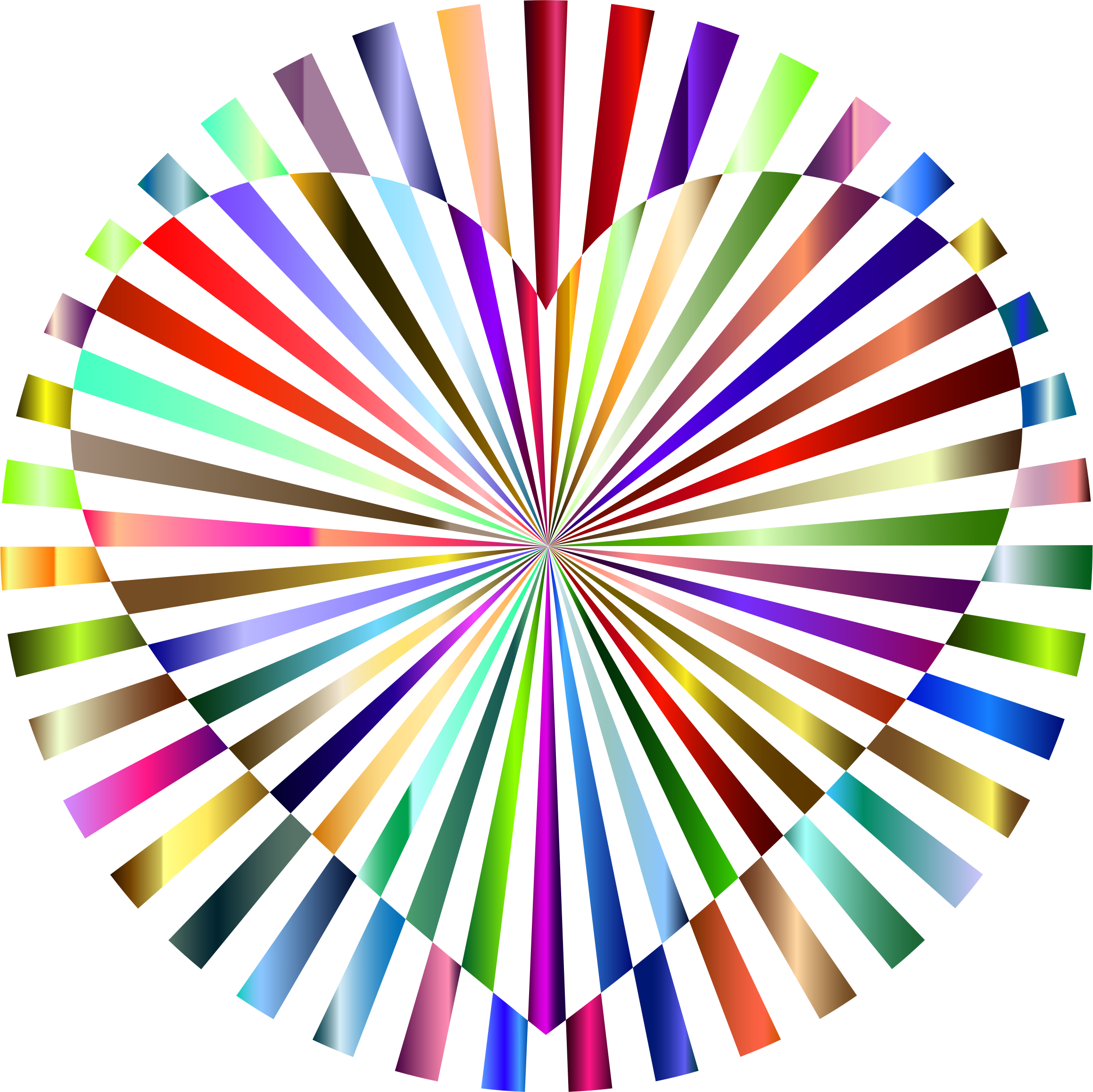 Download Prismatic Heartburst 3 Clipart Transparent Library - Clip Art ...