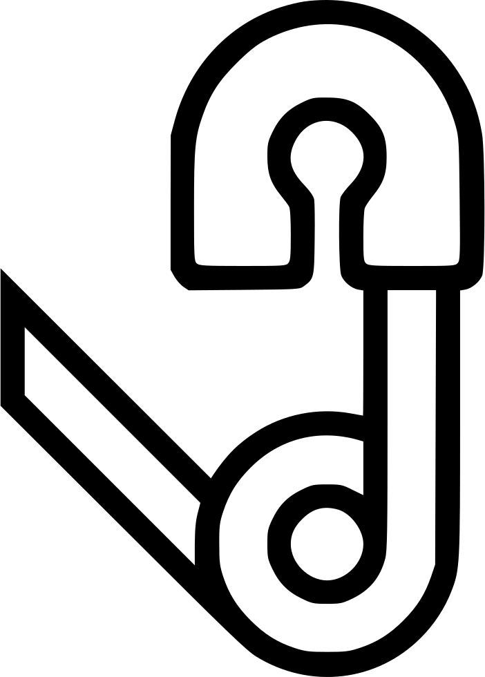 Safety Pin Open Clasp Comments Clipart - Full Size Clipart (#1127760 ...