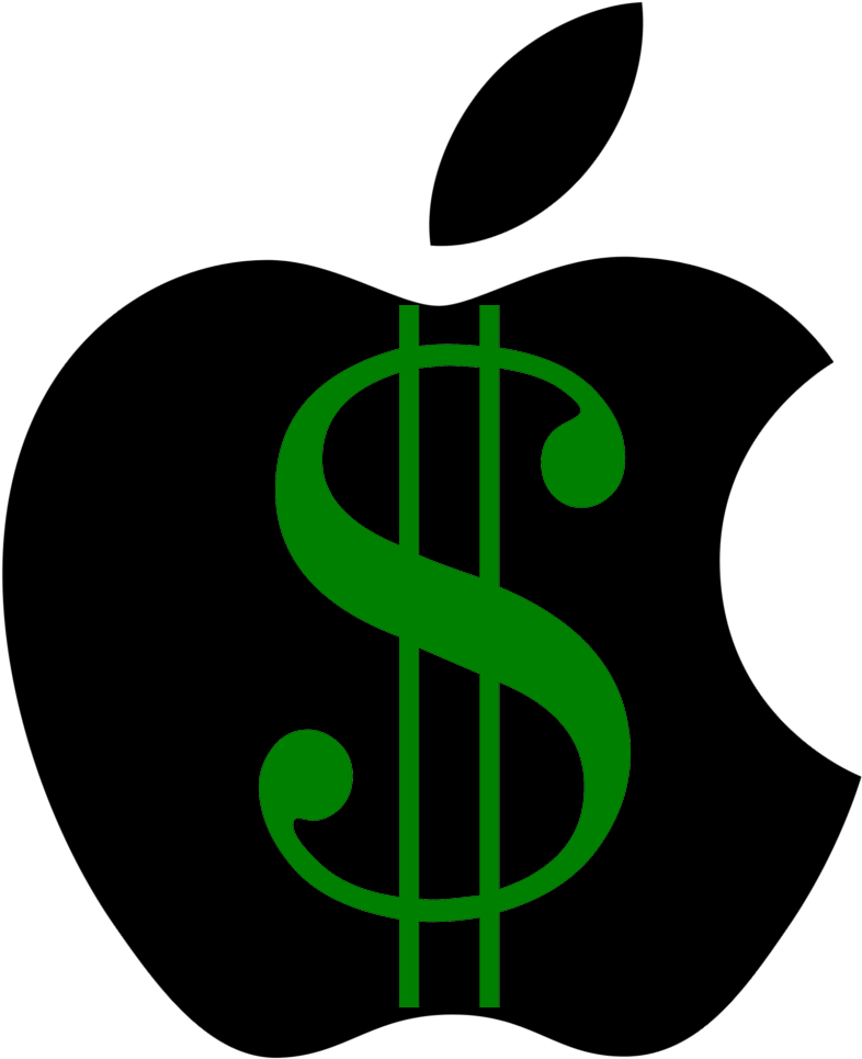 Apple Dollar - Logo Apple Icon White Png Clipart - Full Size Clipart ...