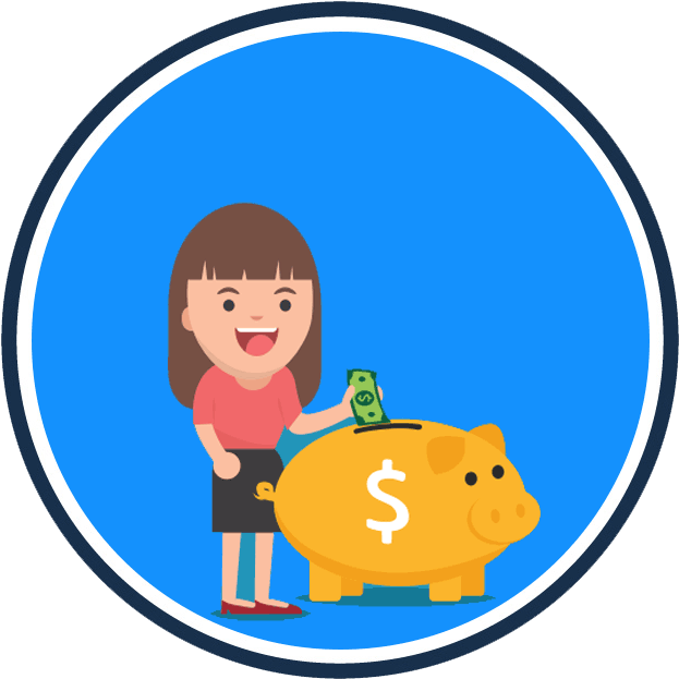 Kids Allowance - Piggy Bank Clipart - Full Size Clipart (#1129702 ...